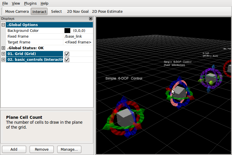 Rviztutorialsinteractive Markers Getting Started Ros Wiki 